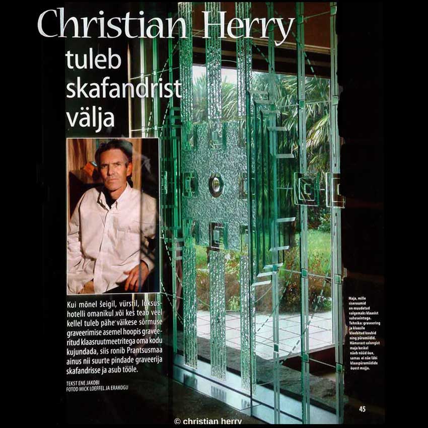 portfolio Christian Herry deco verre architecture interieure